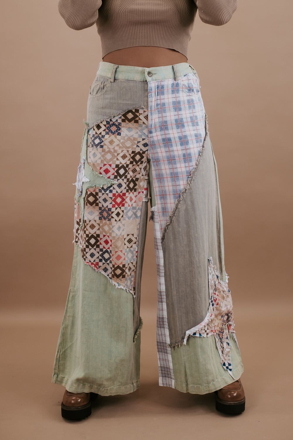 Vintage Patchwork Pants