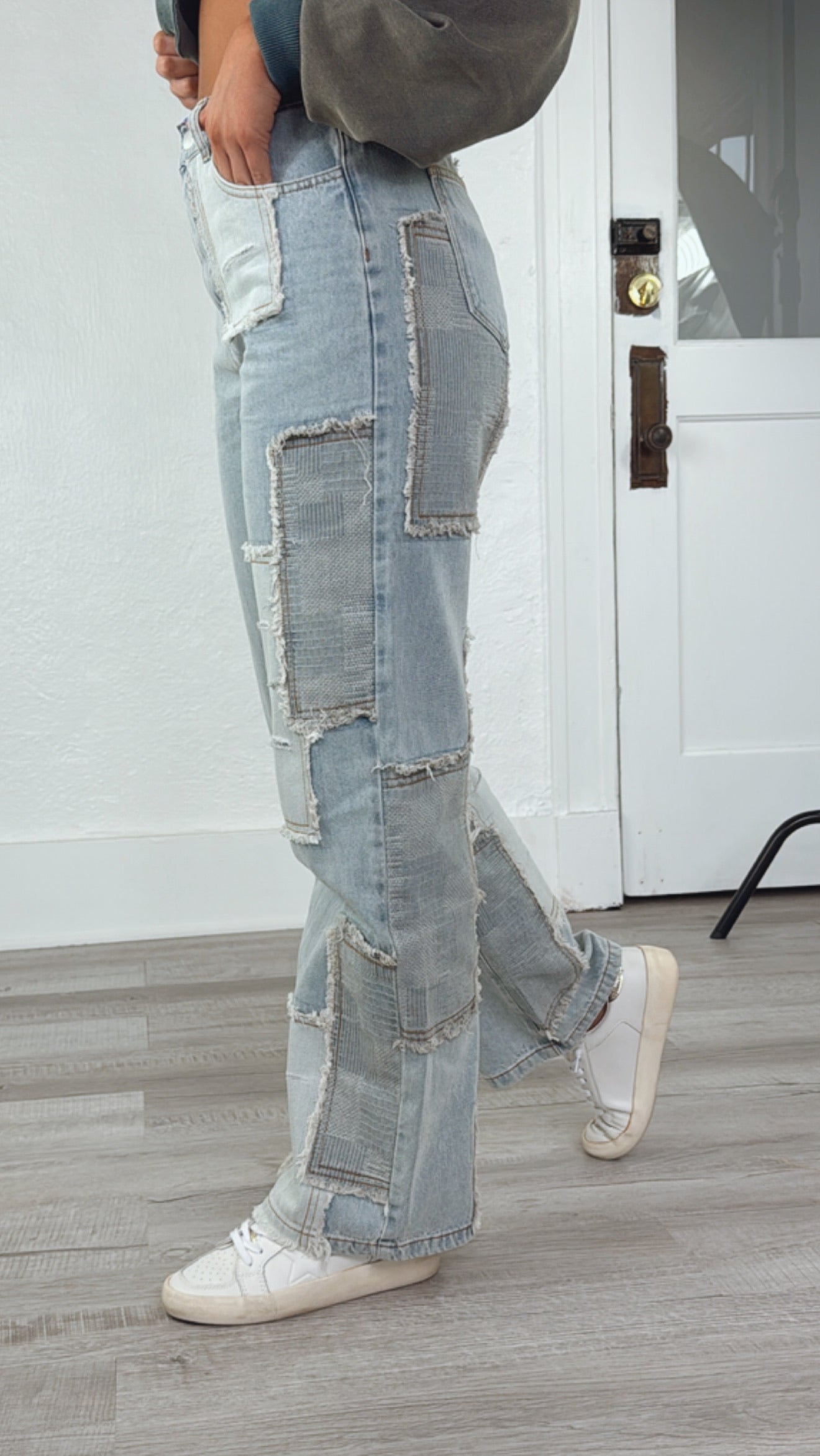 POL: Patchwork Denim Jeans – Everyday Chic Boutique