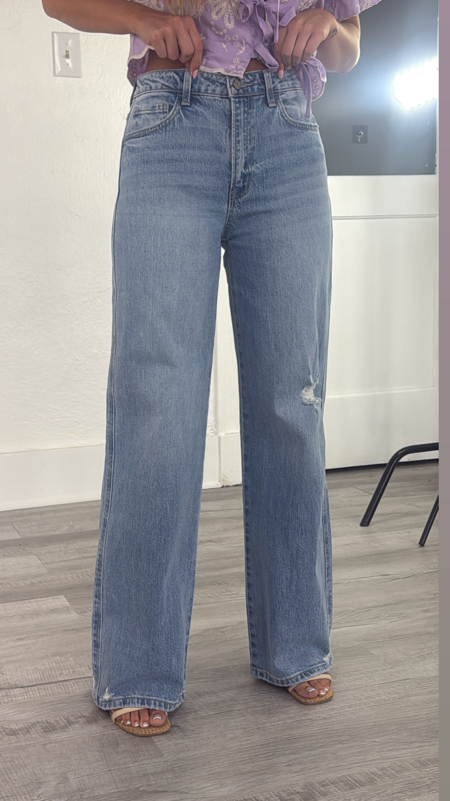 Knix High Rise Wide Leg Jean, VERVET – Everyday Chic Boutique