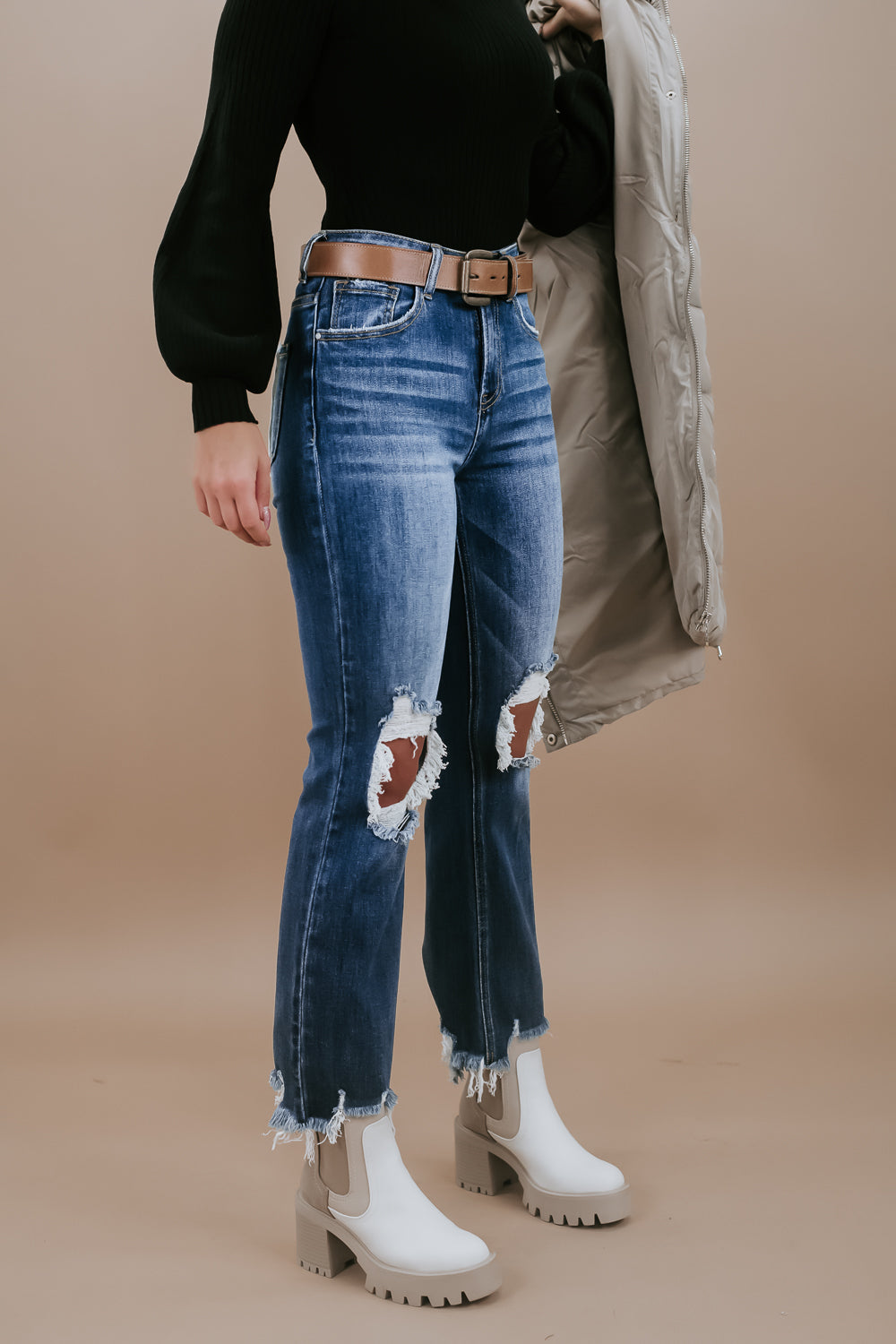 Stevie Straight Leg Jean, Dark RISEN – Everyday Chic Boutique