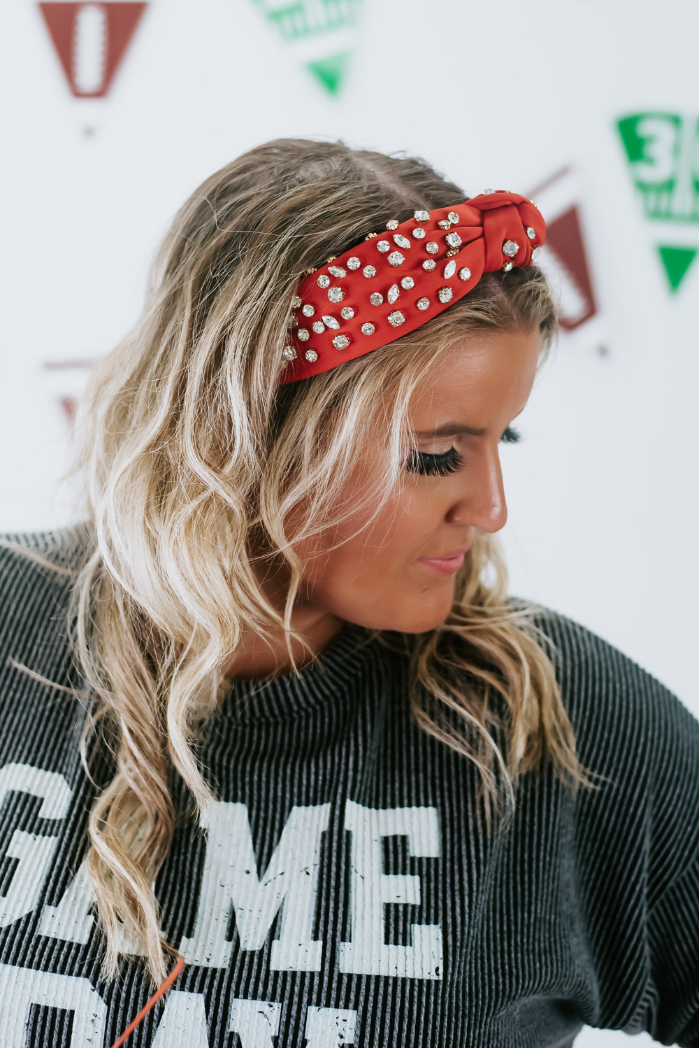 Rhinestone Headband, Orange – Everyday Chic Boutique