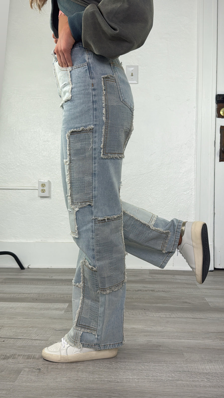 POL: Patchwork Denim Jeans – Everyday Chic Boutique