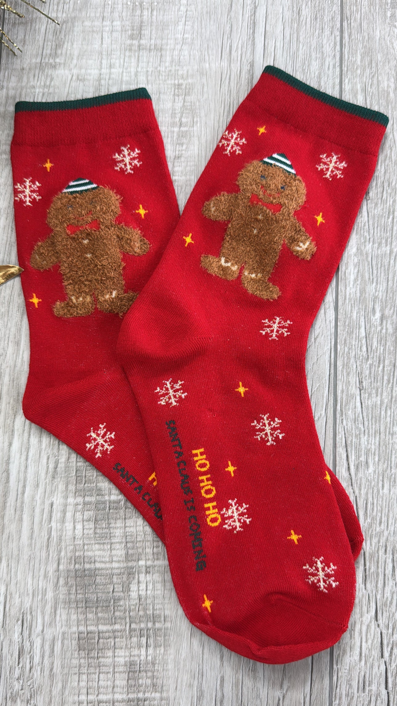 Gingerbread Sock, Red – Everyday Chic Boutique