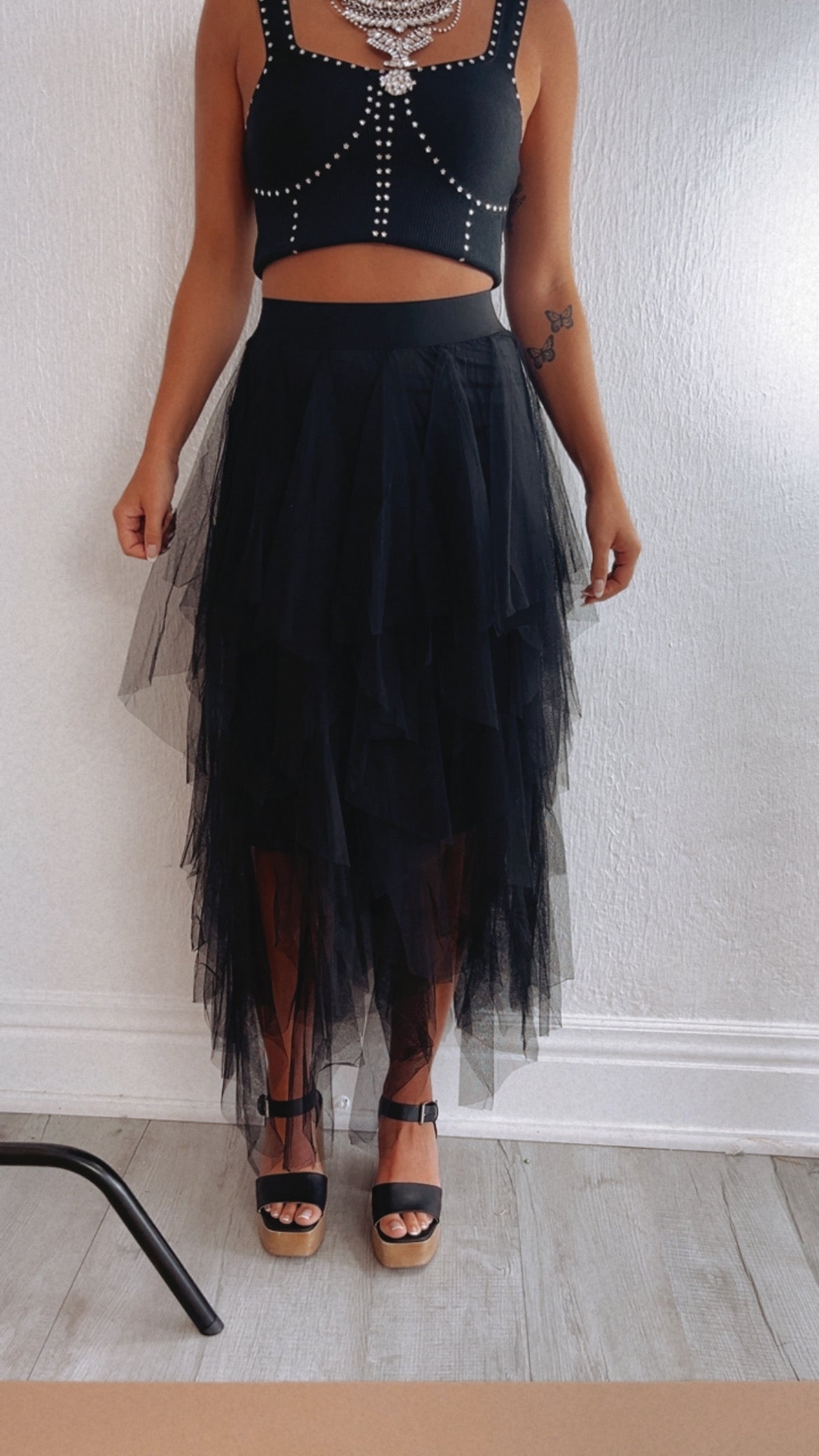 Be Merry Mesh Tutu Maxi Skirt , Black – Everyday Chic Boutique
