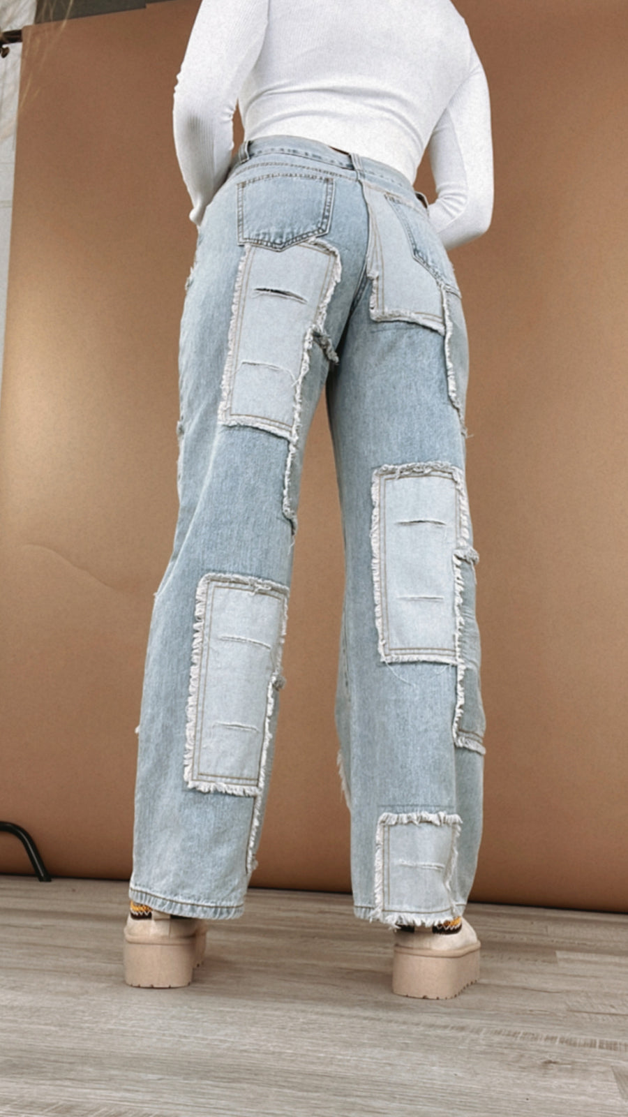POL: Patchwork Denim Jeans – Everyday Chic Boutique