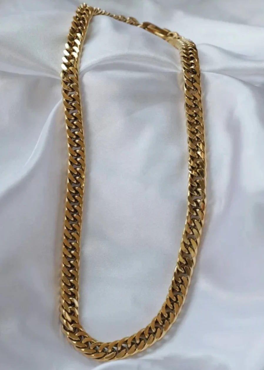 Chunky Shiny Chain Necklace, Gold – Everyday Chic Boutique